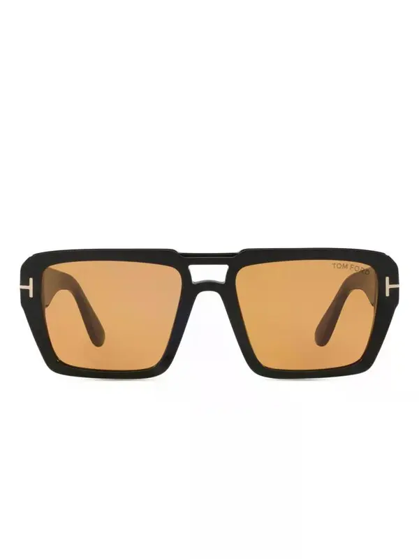 TOM FORD Pilot-frame Sunglasses - Black