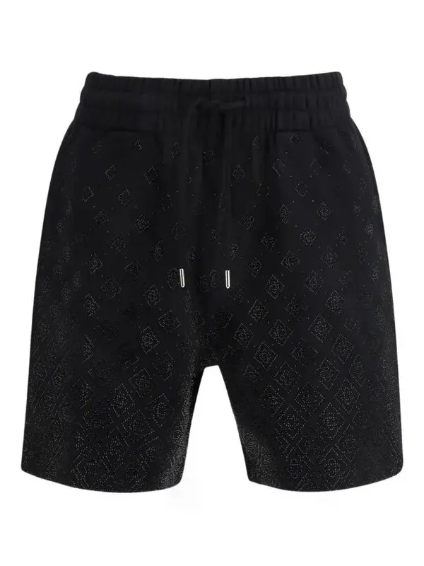 Casablanca Crystal Monogram Shorts