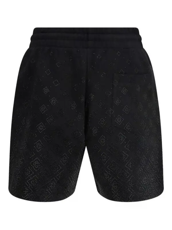 Casablanca Crystal Monogram Shorts