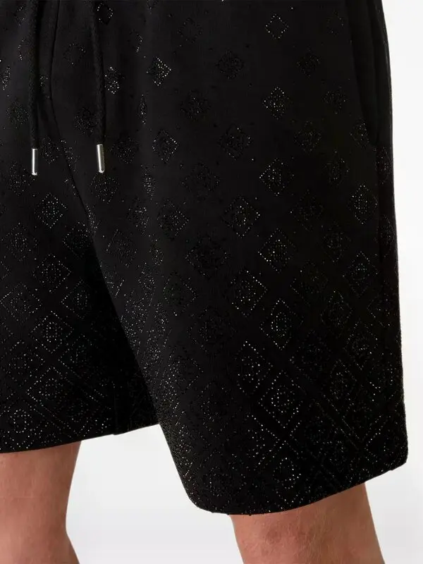 Casablanca Crystal Monogram Shorts