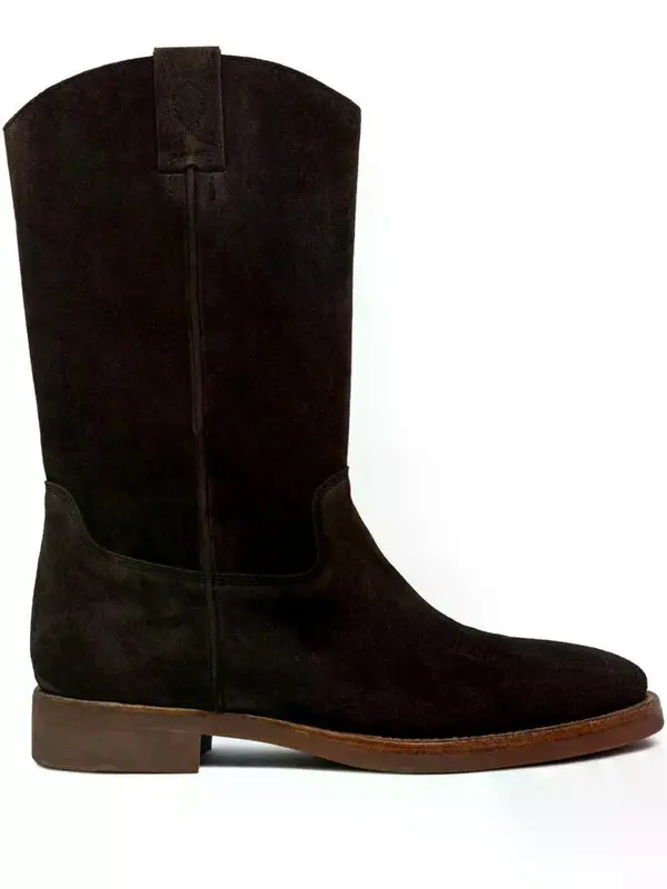 BUTTERO® Panelled Suede Boots