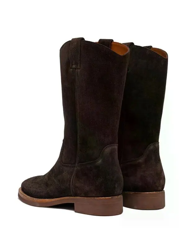 BUTTERO® Panelled Suede Boots