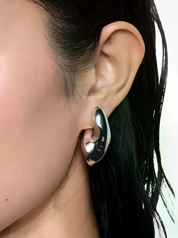 MARIA BLACK Palomino Saddle Earring - Silver