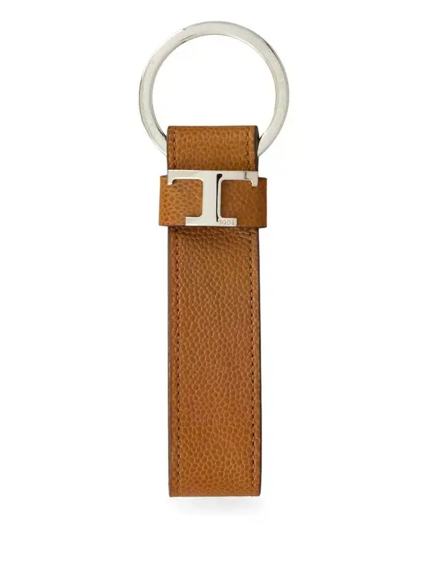 TOD'S T-buckle Keyring - Brown