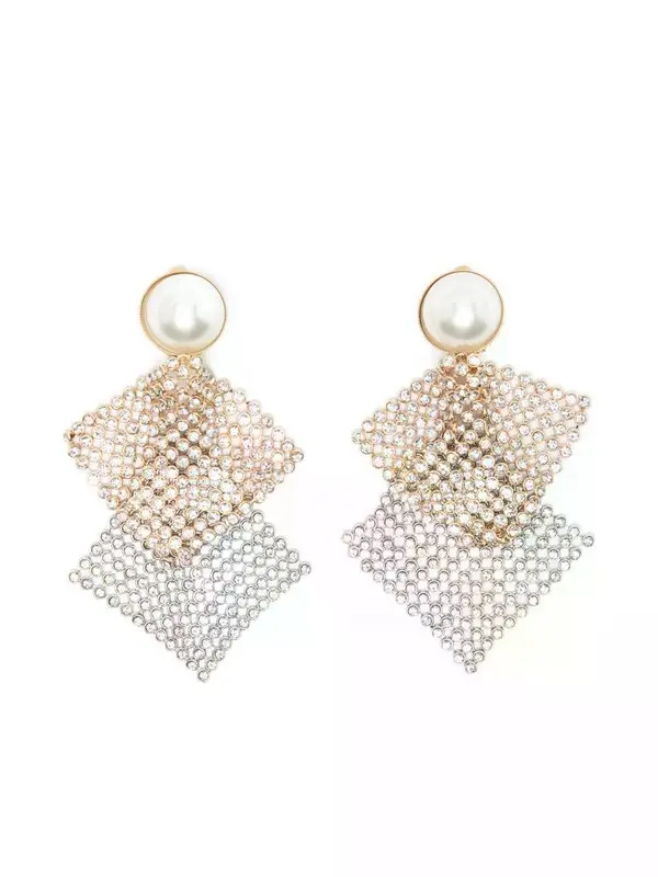 Rosantica Frizz Clip-on Earrings - Gold