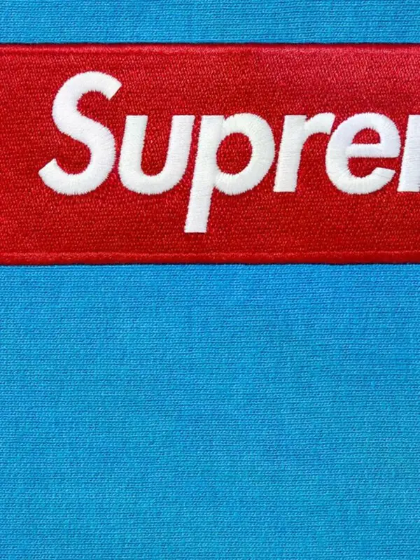 Supreme Logo Hoodie - Blue