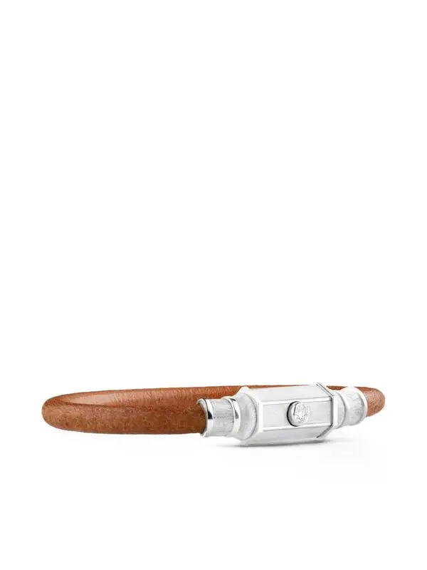 MARIE LICHTENBERG Diamond Lasso Leather Bracelet