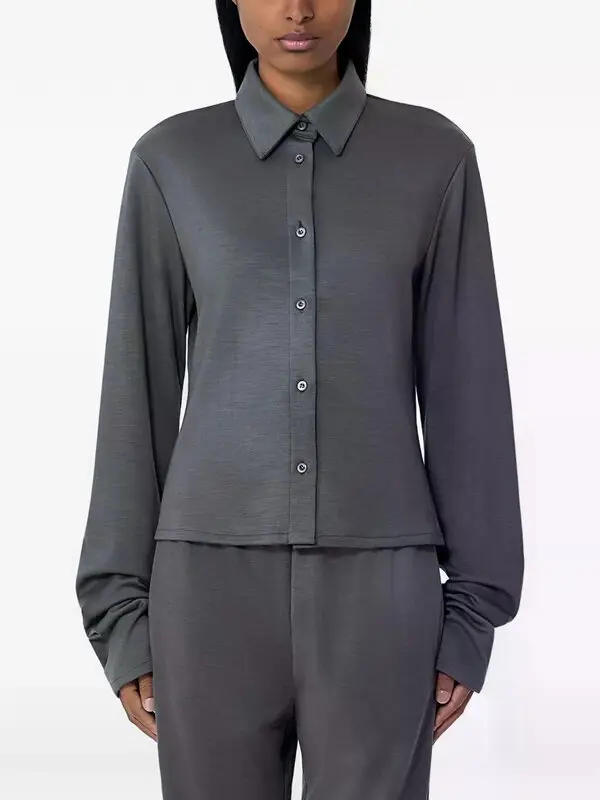 RIER Long-sleeved Button-down Shirt