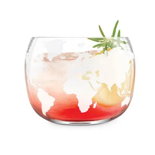 Final Touch Revolve Globe Glassset Of 2