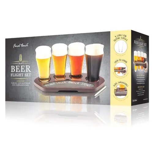 Final Touch Craft Beer Flight Set