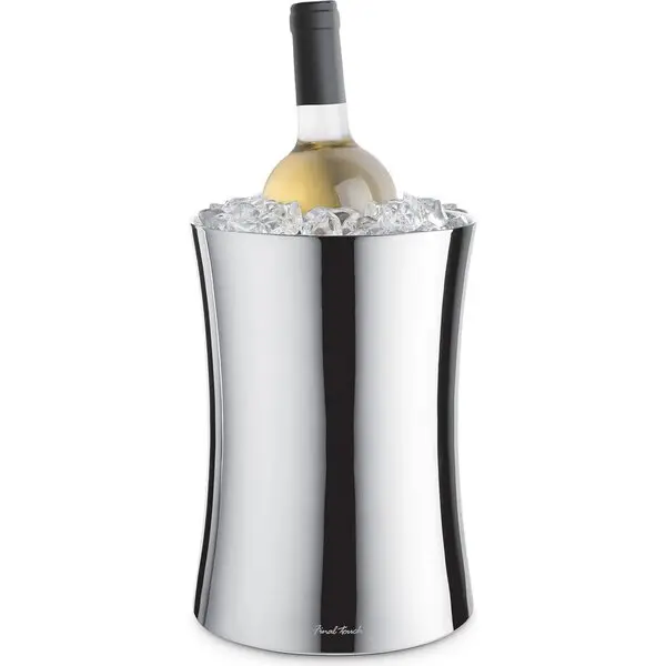 Final Touch Double-wall Stainless Steel Wine Chiller - Silver