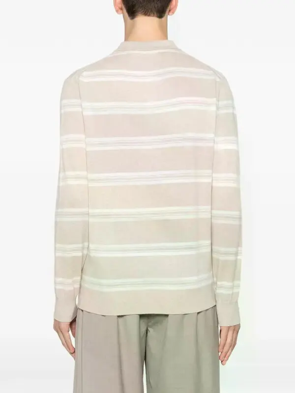 Arch4 Swansea Long-sleeve Polo Shirt - Neutrals
