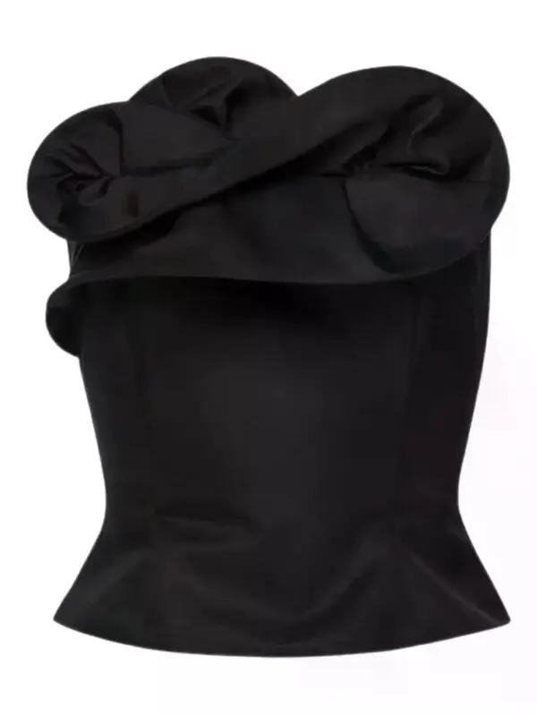 Magda Butrym Ruffled Corset Top