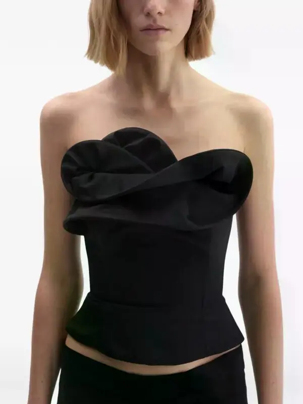 Magda Butrym Ruffled Corset Top