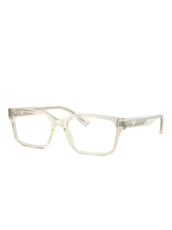 Emporio Armani Square-frame Glasses - Neutrals