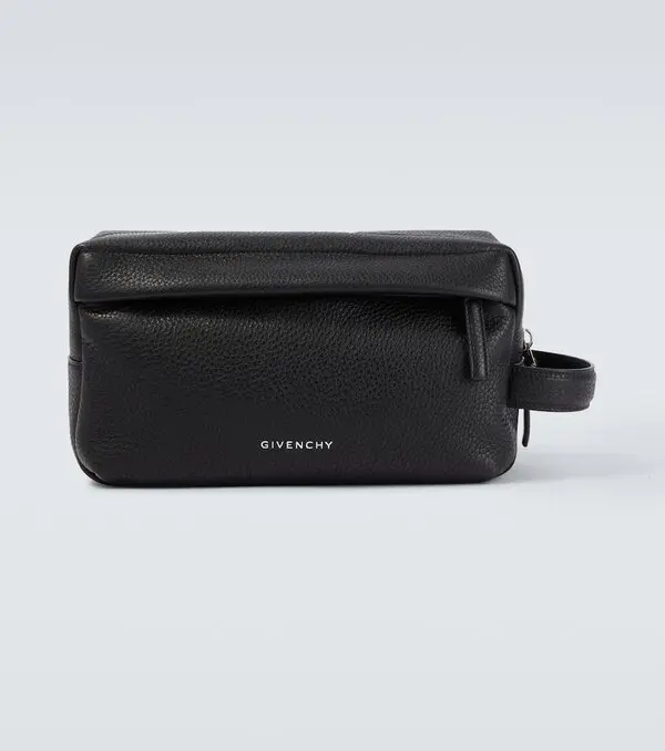 Givenchy Essential Leather Toiletry Bag - Black