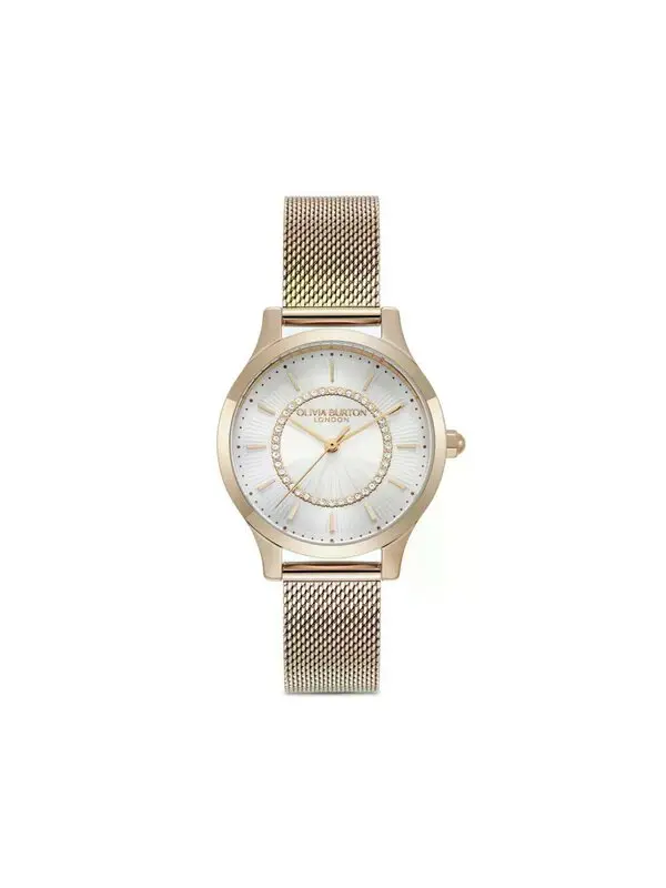 OLIVIA BURTON Wonderlust Embellished Watch - White