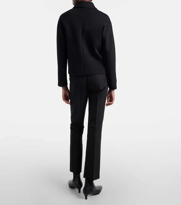 Max Mara Fatina Cropped Straight Pants - Black