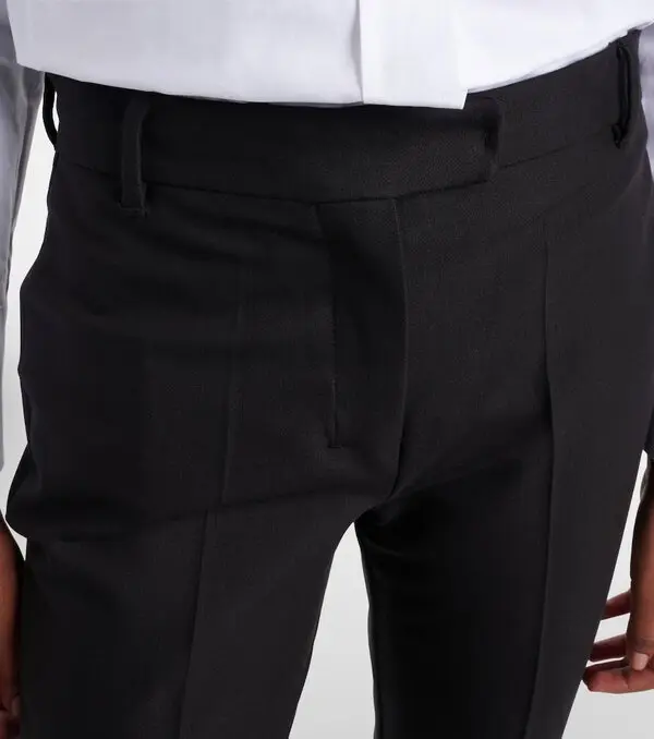 Max Mara Fatina Cropped Straight Pants - Black