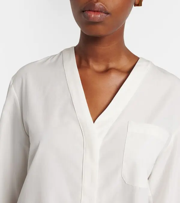 Max Mara Chicca Cotton Poplin Shirt