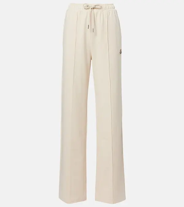 Moncler Cotton Sweatpants - White