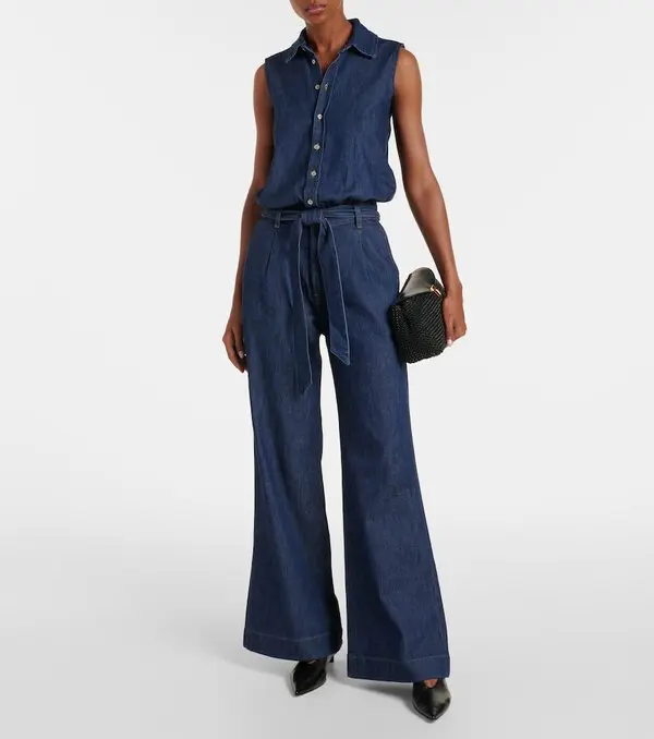 7 For All Mankind Denim Jumpsuit