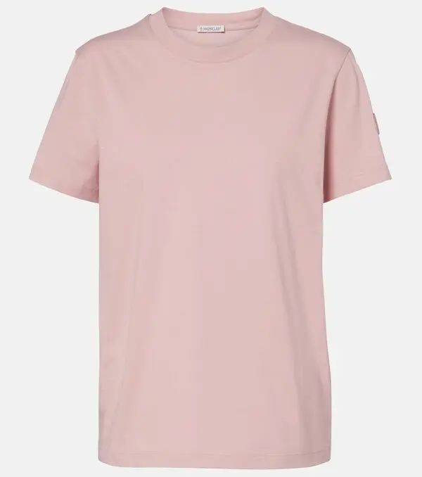 Moncler Cotton Jersey T-shirt - Pink