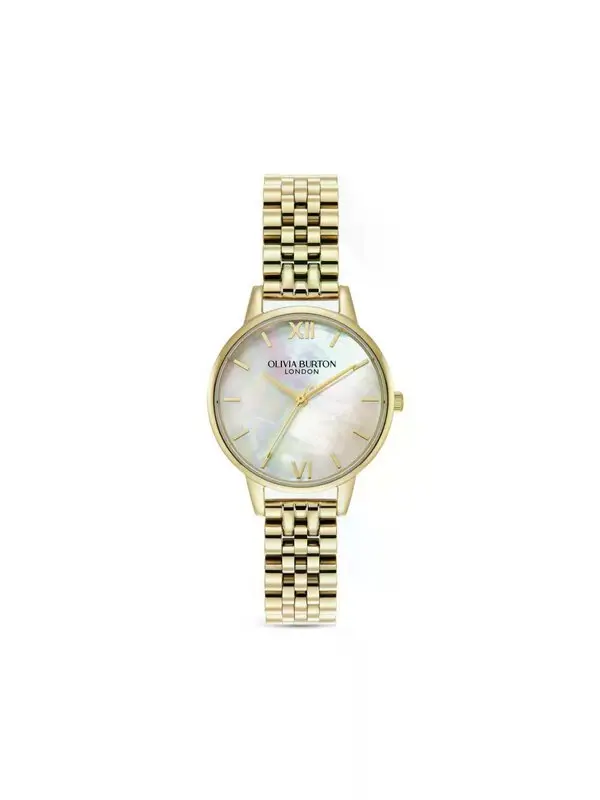 OLIVIA BURTON Classic Round-face Watch - White