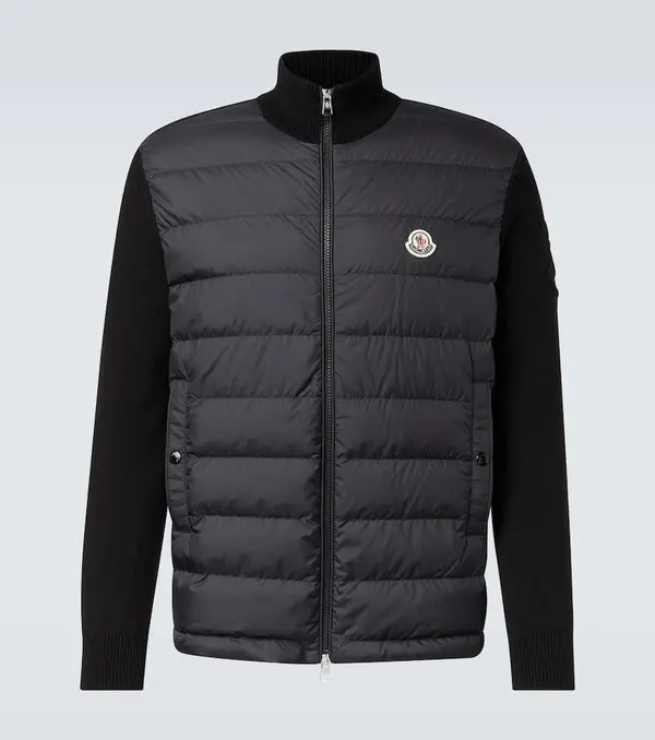 Moncler Archivio Down-paneled Cardigan