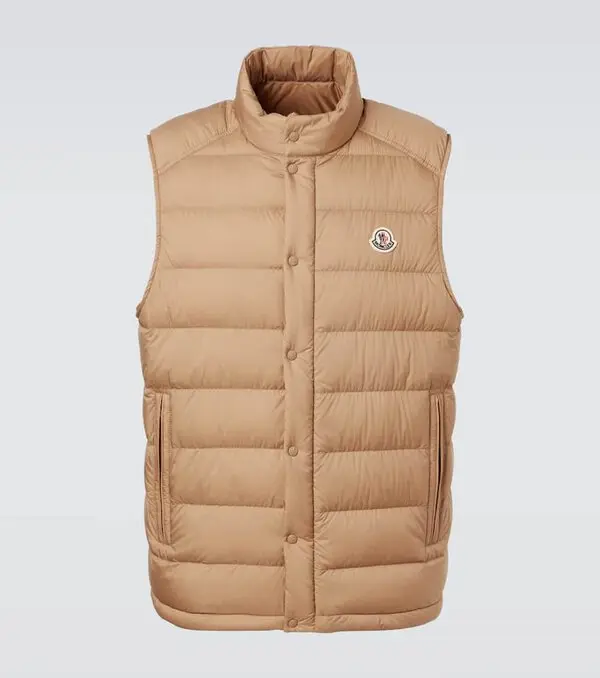 Moncler Barthe Down Vest - Beige