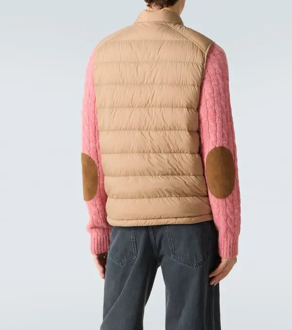 Moncler Barthe Down Vest - Beige