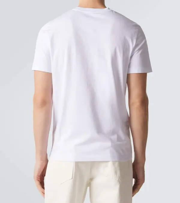 Moncler Set Of 3 Cotton Jersey T-shirts - White