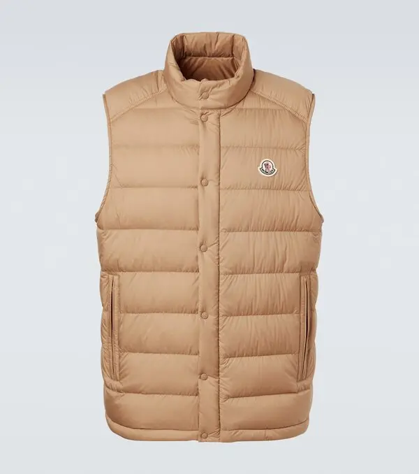 Moncler Barthe Down Vest - Beige
