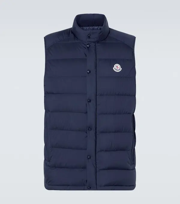 Moncler Barthe Down Vest - Blue