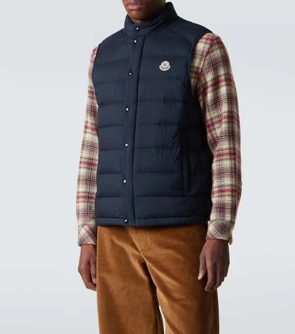 Moncler Barthe Down Vest - Blue