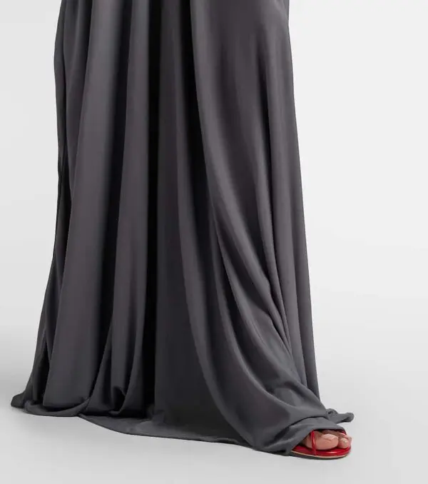 Christopher Esber Orica Embellished Jersey Maxi Dress - Blue