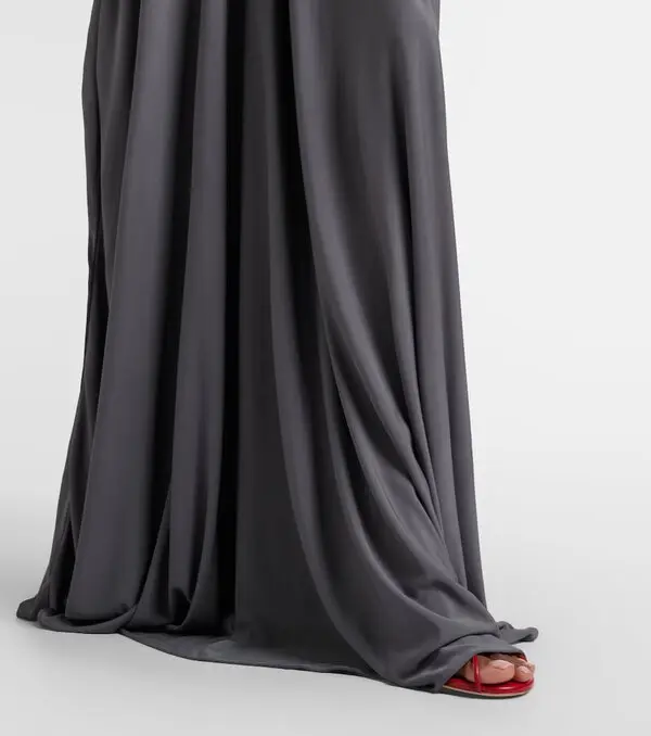Christopher Esber Orica Embellished Jersey Maxi Dress - Blue
