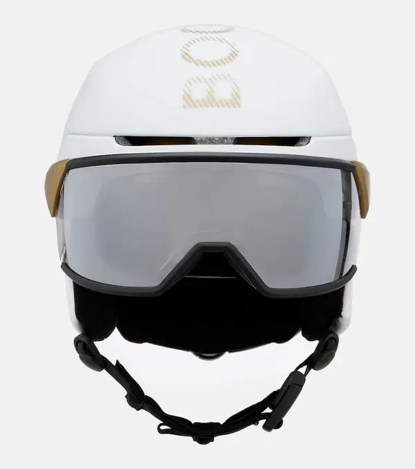 Bogner Leather-trimmed Ski Helmet - White