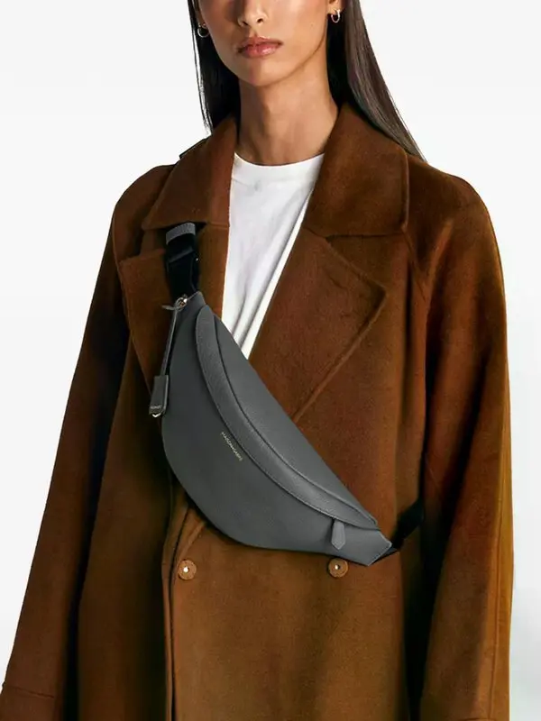 MAISON DE SABRE Leather Belt Bag - Grey