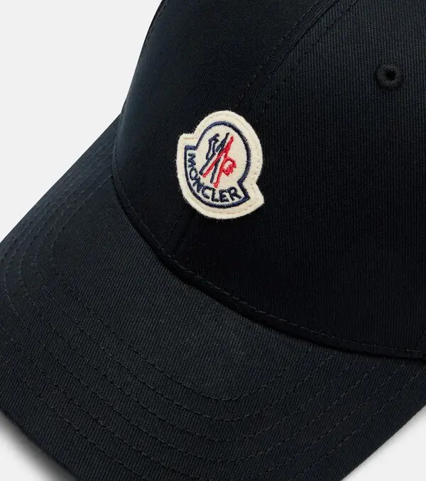 Moncler Logo Baseball Cap - Black