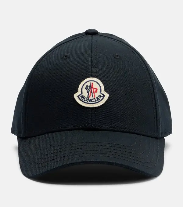 Moncler Logo Baseball Cap - Black
