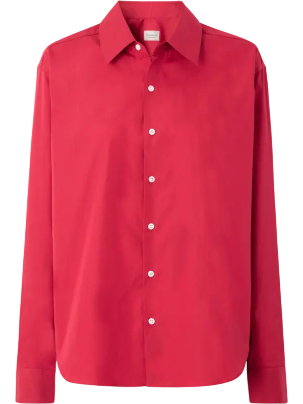 Comme Si Cotton-poplin Shirt - Red