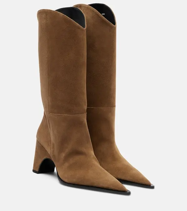 Coperni Cowboy Knee-high Suede Boots