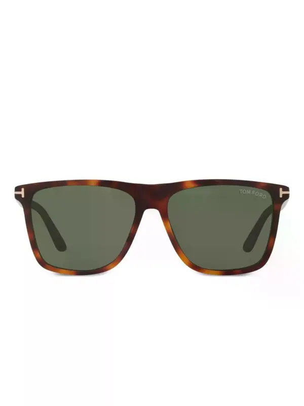 TOM FORD Fletcher Square-frame Sunglasses - Brown