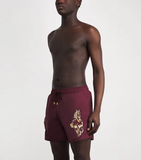 Vilebrequin Motu Embroidered Swim Shorts