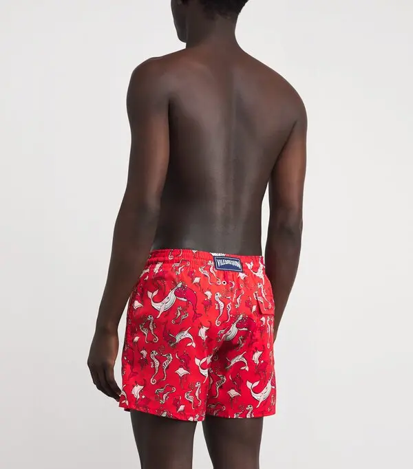 Vilebrequin Printed Moorise Swim Shorts - Red