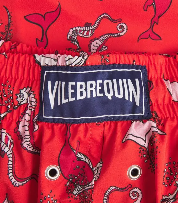 Vilebrequin Printed Moorise Swim Shorts - Red