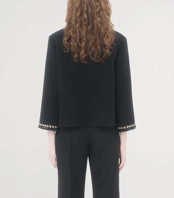 Valentino Garavani Wool-blend Embellished Blazer