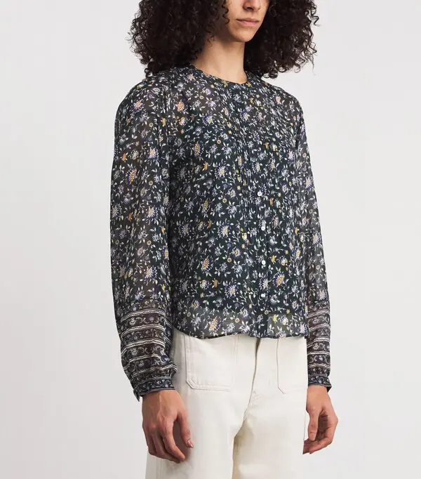 Veronica Beard Silk Lollie Blouse