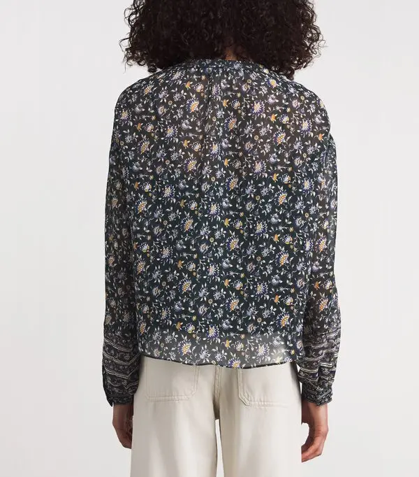 Veronica Beard Silk Lollie Blouse